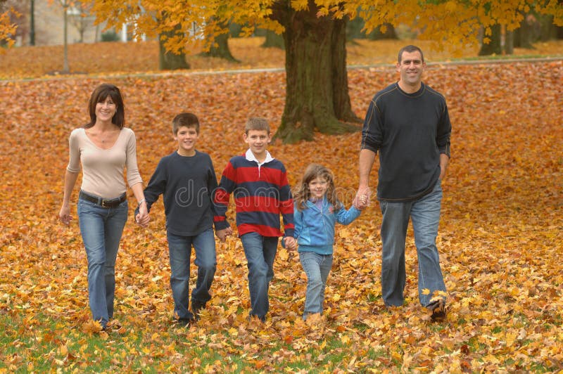 Family walk stock image. Image of childhood, together - 11602499