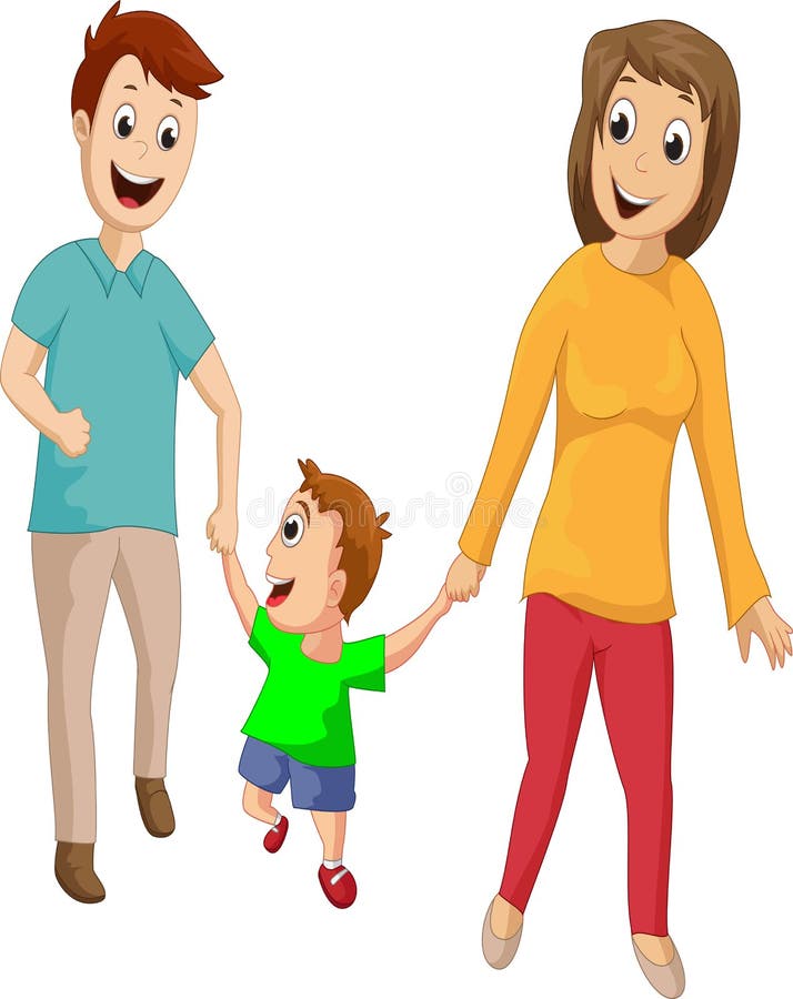 Family Walking Together Icon Stock Illustrations – 1,452 Family Walking ...