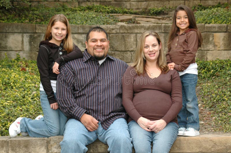 Family on the Way stock photo. Image of mixed, genetics - 5102466