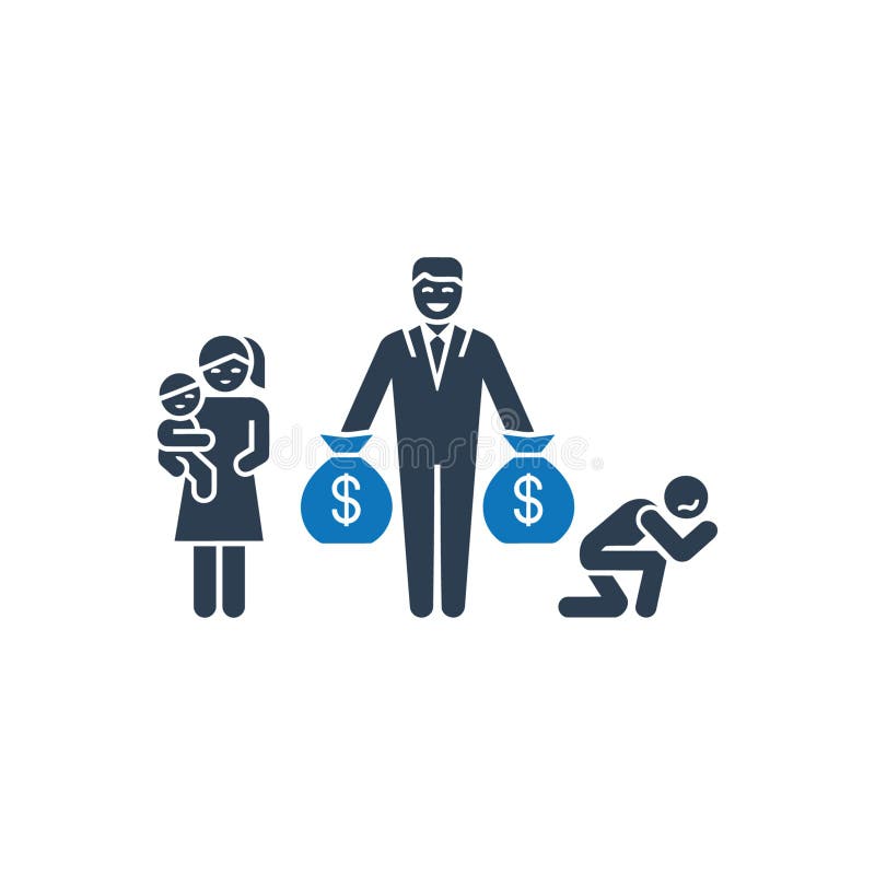 Family and Wealth Icon stock illustration. Illustration of symbol ...