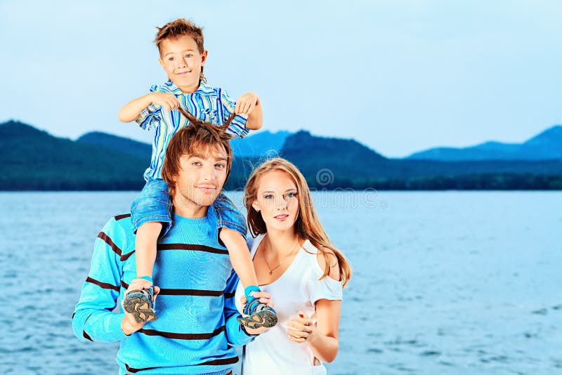 Family weekend stock image. Image of female, happy, attractive - 26415103