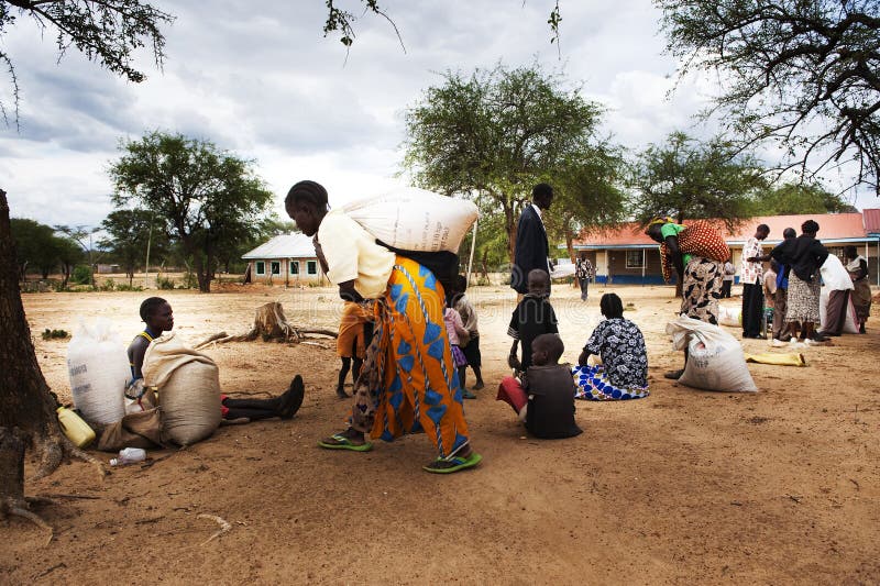 Famine editorial photo. Image of famine, rain, countryside - 12832696
