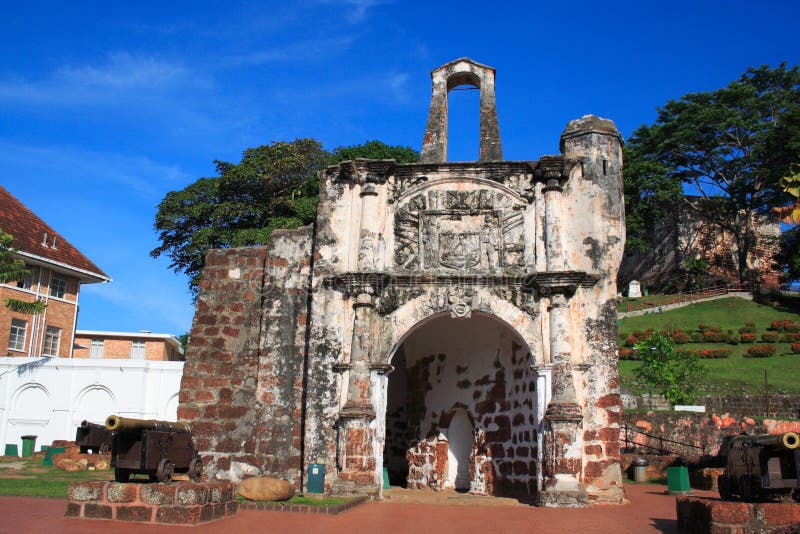 A Famosa Fort stock photo. Image of tourist, defence - 16431992