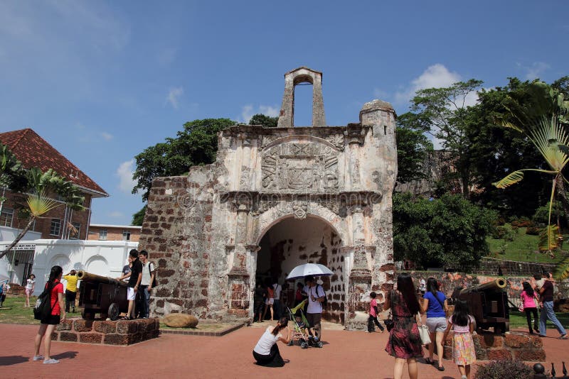 A Famosa Melaka editorial stock photo. Image of brick - 27406038