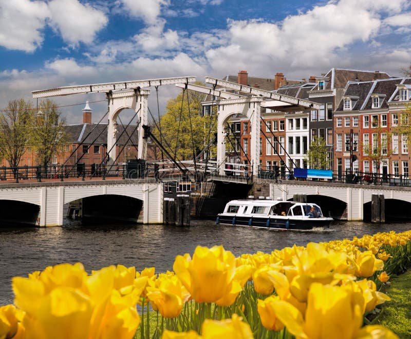 934 Famous Amsterdam Bridge Over Canal Netherlands Stock Photos - Free ...
