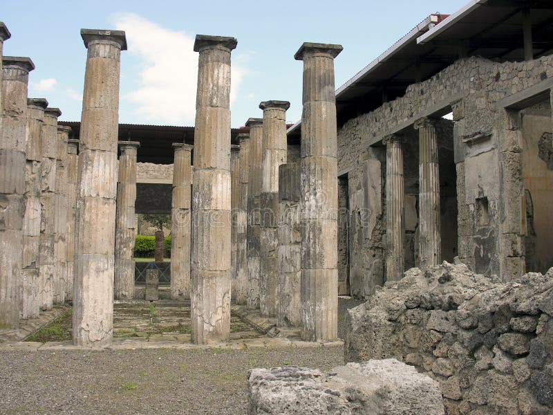 Famous Ancient Columns Ruins Stock Photo - Image of unesco, antique ...