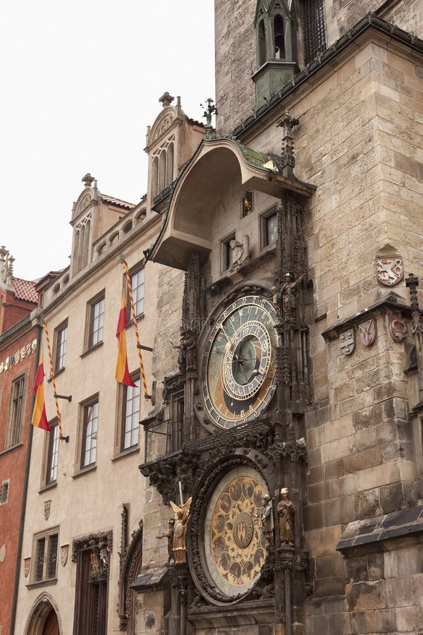 Famous Astronomical Clock In Vienna Stock Photo - Image of architecture ...