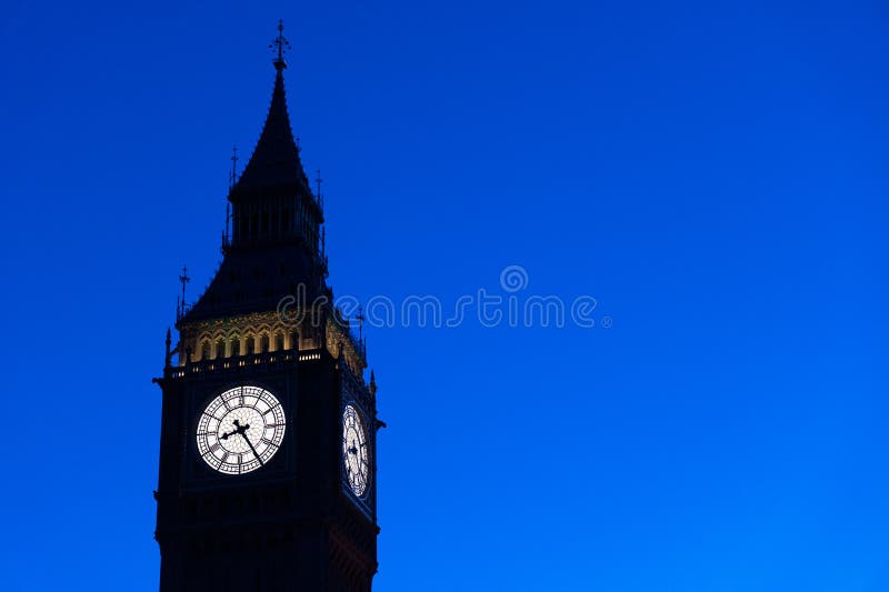 Famous Big Ben with a Beautiful Sunset Editorial Stock Photo - Image of ...