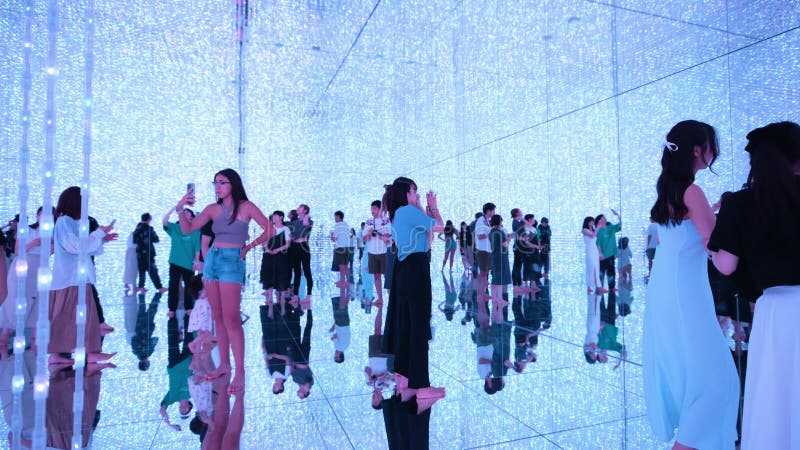 TeamLab Planets is a Museum N Tokyo Odaiba Japan Stock Video - Video of ...