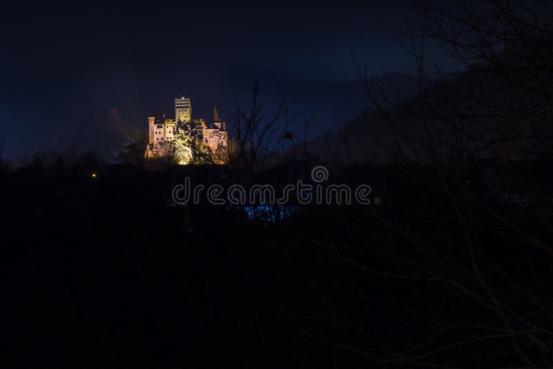 Famous Bran Castle in Romania Stock Photo - Image of castle ...