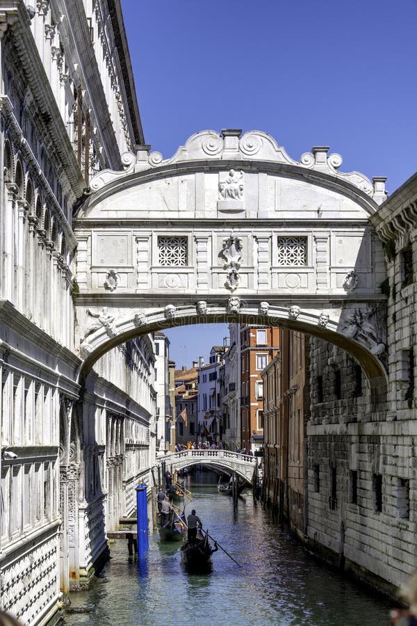 The Famous Bridge of Sighs in Venice, Italy Editorial Photography ...