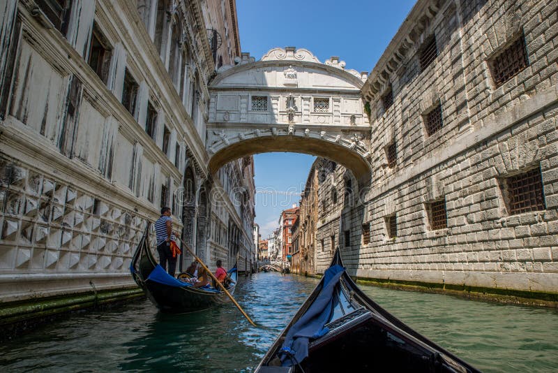 The Famous Bridge of Sighs in Venice,Italy Editorial Photography ...