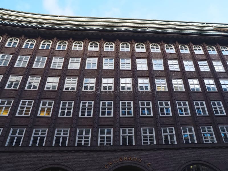 Flagship Building Chilehaus in Hamburg Stock Image - Image of ...