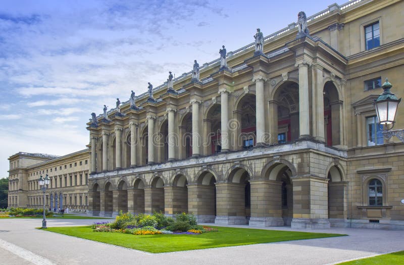 Famous Building of Residence in Munich, Germany Stock Image - Image of ...