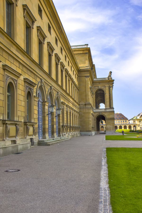 Famous Building of Residence in Munich, Germany Stock Photo - Image of ...