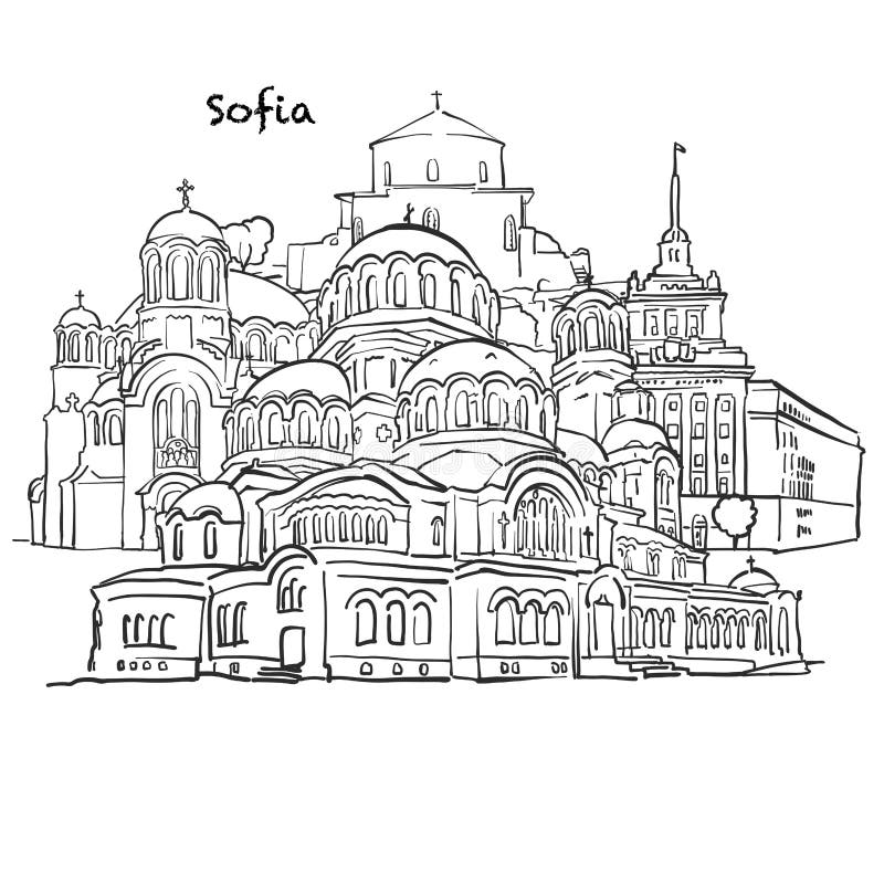 Sofia Vector Sketch Stock Illustrations – 167 Sofia Vector Sketch Stock ...