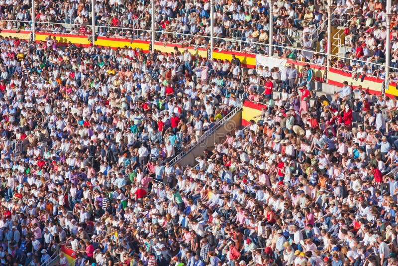 Famous bullfighting arena editorial image. Image of people - 16863170