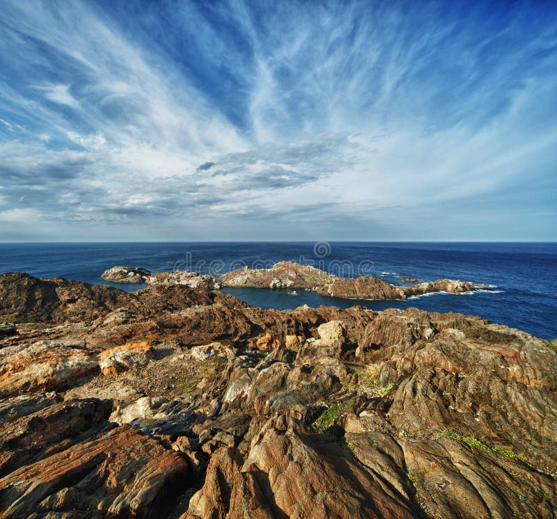 Famous Cap de Creus stock image. Image of hiking, coast - 27446573