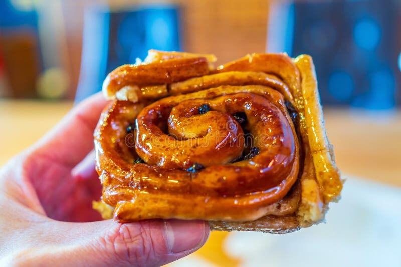 Famous Chelsea Buns in Cambridge Stock Photo - Image of england ...
