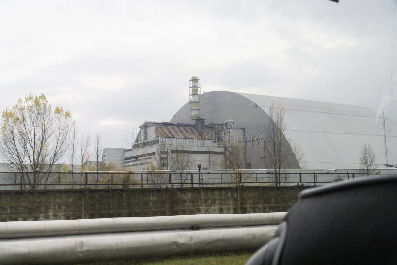 Famous Chernobyl 4th Reactor with Dome Radioactive Container Stock ...
