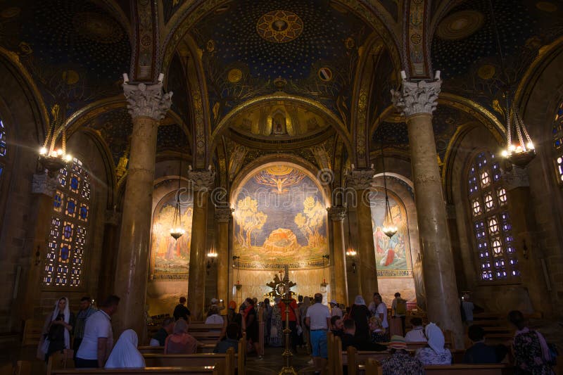 Famous Churches in Jerusalem Editorial Image - Image of bible ...