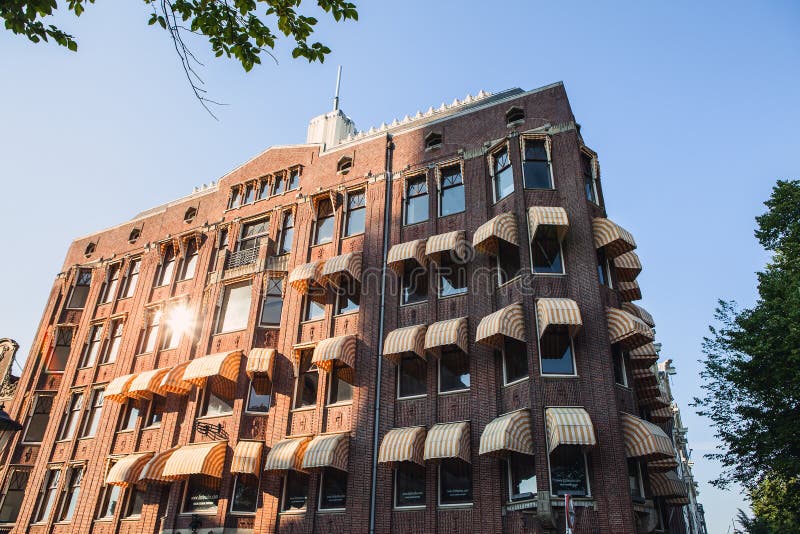 Famous City Buildings. Amsterdam - Netherlands. Editorial Photo - Image ...