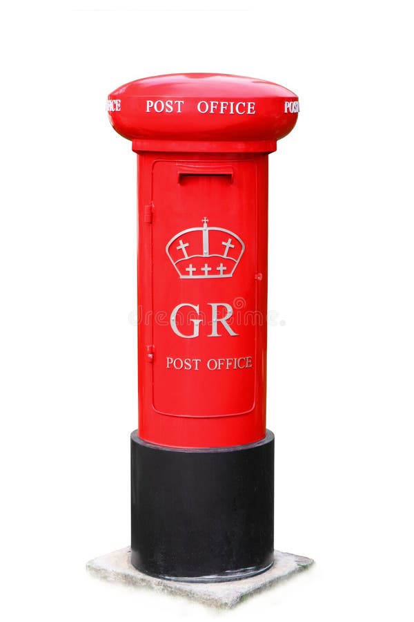 Famous Classic Red London Post Box Stock Image - Image of english ...