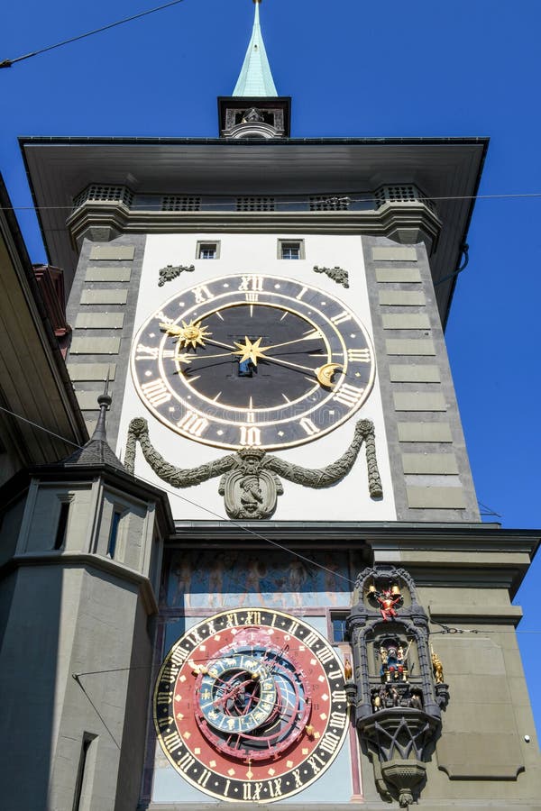 The Famous Clocktower of Bern on Switzerland, Unesco World Heritage ...