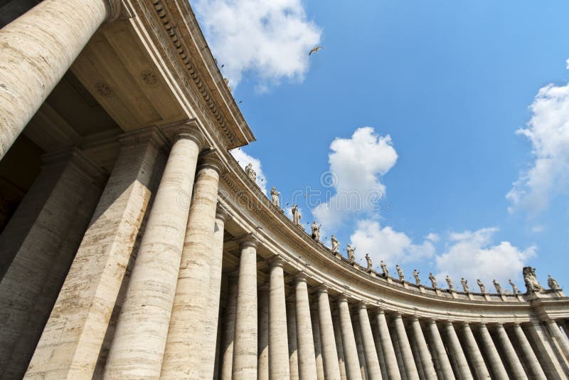 Famous colonnade stock image. Image of ancient, artistic - 14858753