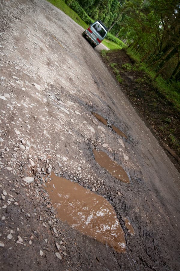 Famous Costa Rica potholes stock image. Image of forest - 15937045