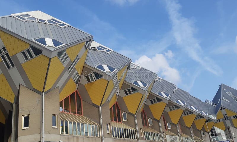 The Famous Cube House in Rotterdam.Architecture,unusual Solution ...