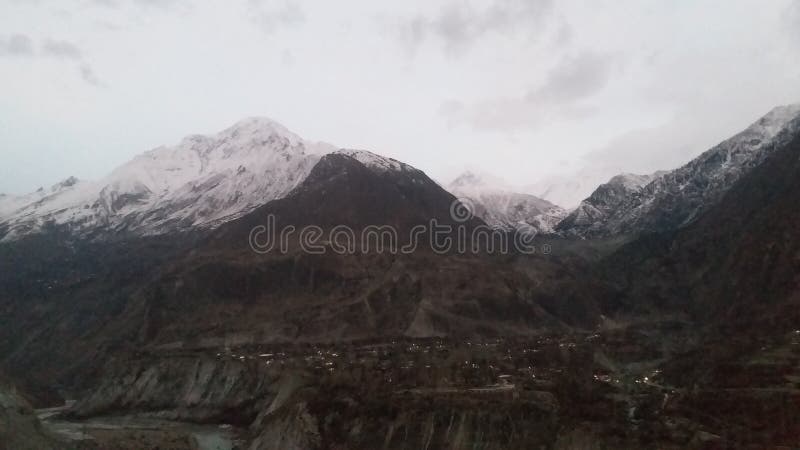 Diran peak stock image. Image of dira, landscape, view - 243448363