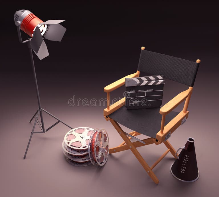 Famous Director stock illustration. Illustration of film - 27458424