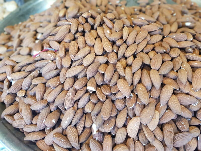 Famous Dry Fruit / Name Almonds Stock Photo - Image of famous, fruit ...