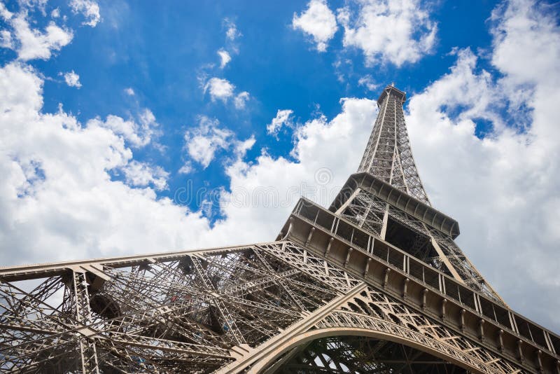 Famous Eiffel Tower in Paris Stock Image - Image of plant, landmark ...