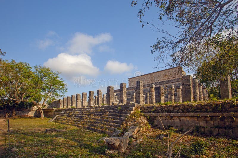 Famous El Castillo Pyramid with Shadow of Serpent at Maya ...