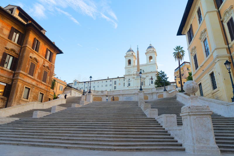 Spanish Steps, Rome, Italy stock image. Image of morning - 310238865