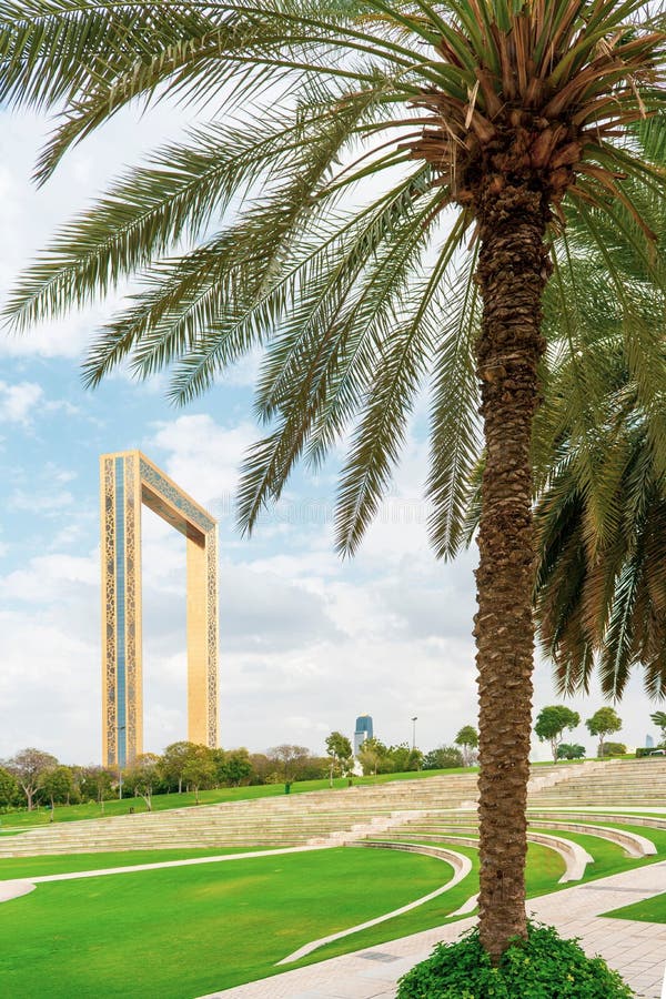 Famous Frame Near Zabel Park in Dubai Editorial Photo - Image of ...