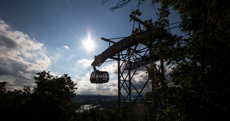 Famous Funicular in Koblenz Germany Stock Image - Image of rheinland ...