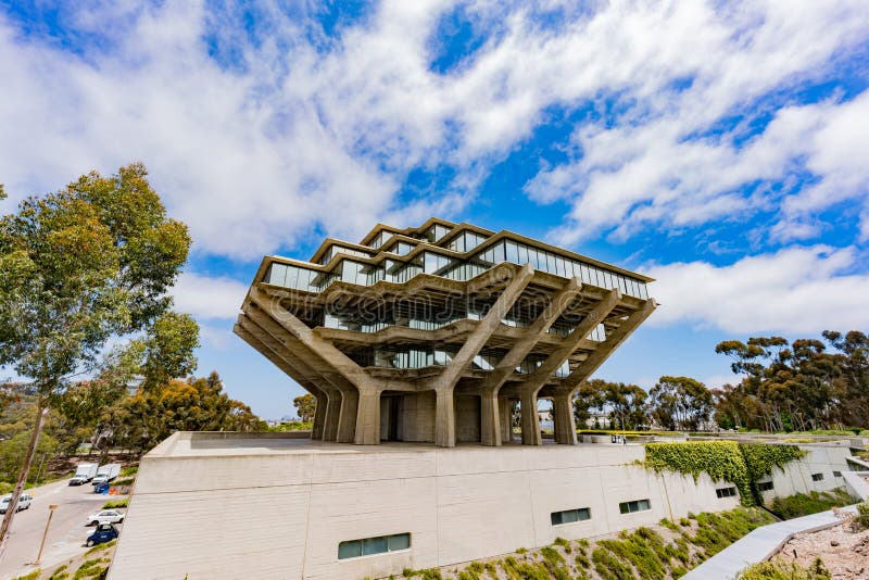The Famous Geisel Library of Universtiy of California San Diego ...