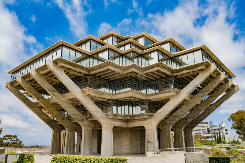 The Famous Geisel Library of Universtiy of California San Diego ...