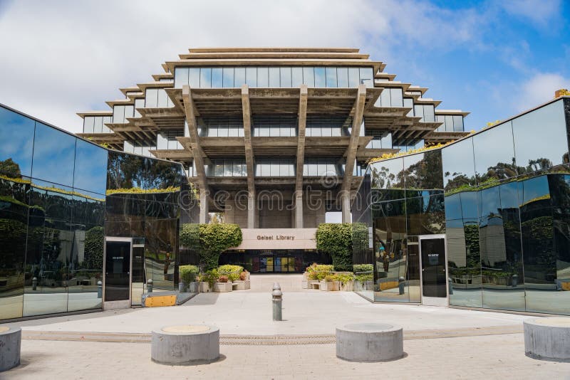 The Famous Geisel Library of Universtiy of California San Diego ...