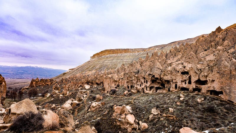 Geological Formations in Cappadocia Turkey Stock Image - Image of ...