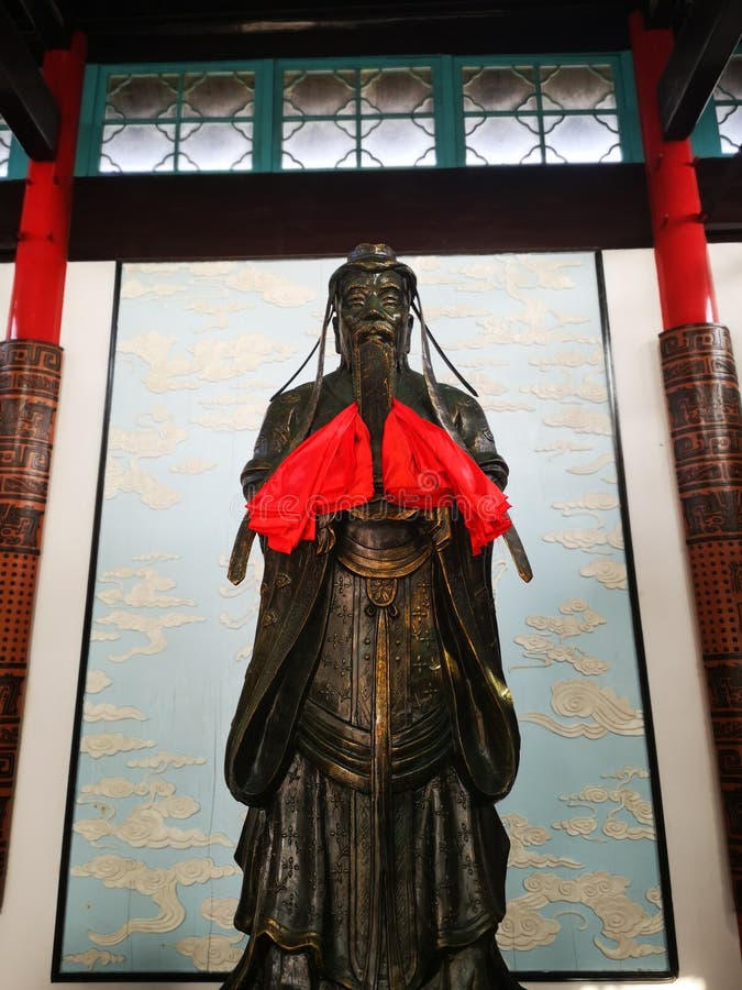 The Famous History Character in China Sculpture Editorial Stock Image ...