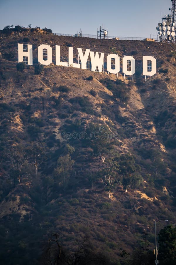 Hollywood Sign Night Wallpaper