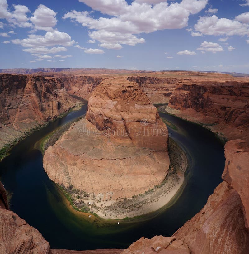 Famous Horseshoe Bend of the Colorado River in Arizona Stock Photo ...