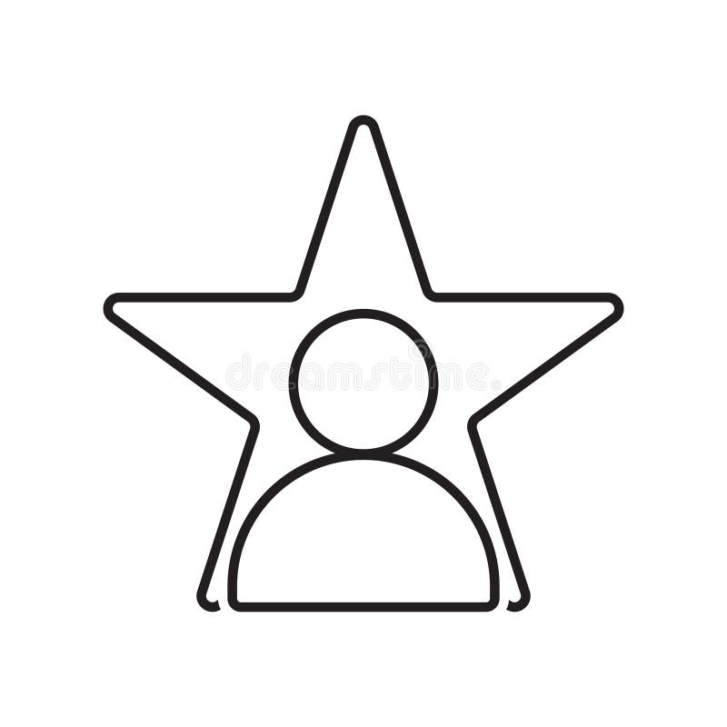 Famous icon vector stock vector. Illustration of sign - 304907286