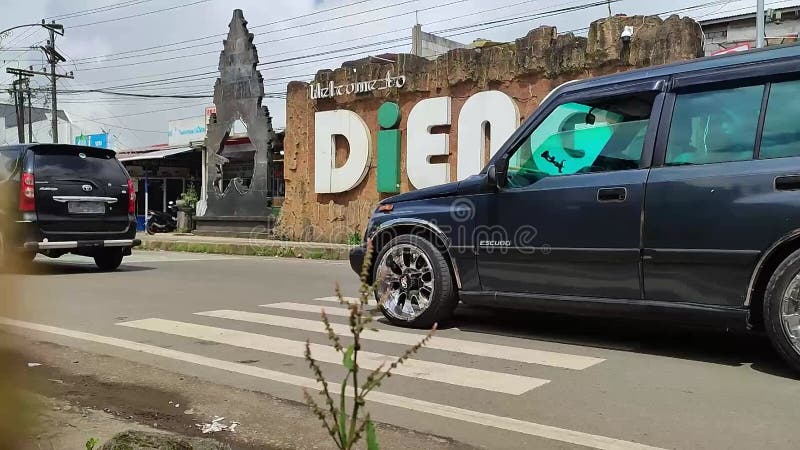 The Famous Iconic Object of the Dieng Plateau Stock Footage - Video of ...