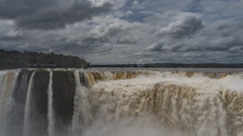The Famous Impressive Waterfall Devil S Throat. Stock Photo - Image of ...