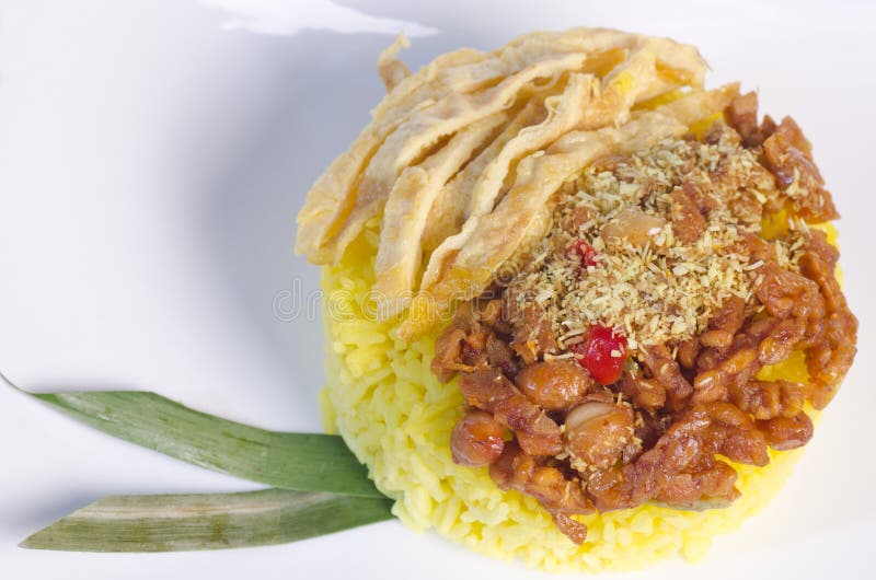 The Famous Indonesian Fried Rice Stock Image - Image of cuisine ...
